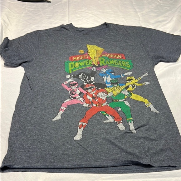 Power Ranger | Shirts | Power Ranger Gray Short Sleeve Tee | Poshmark